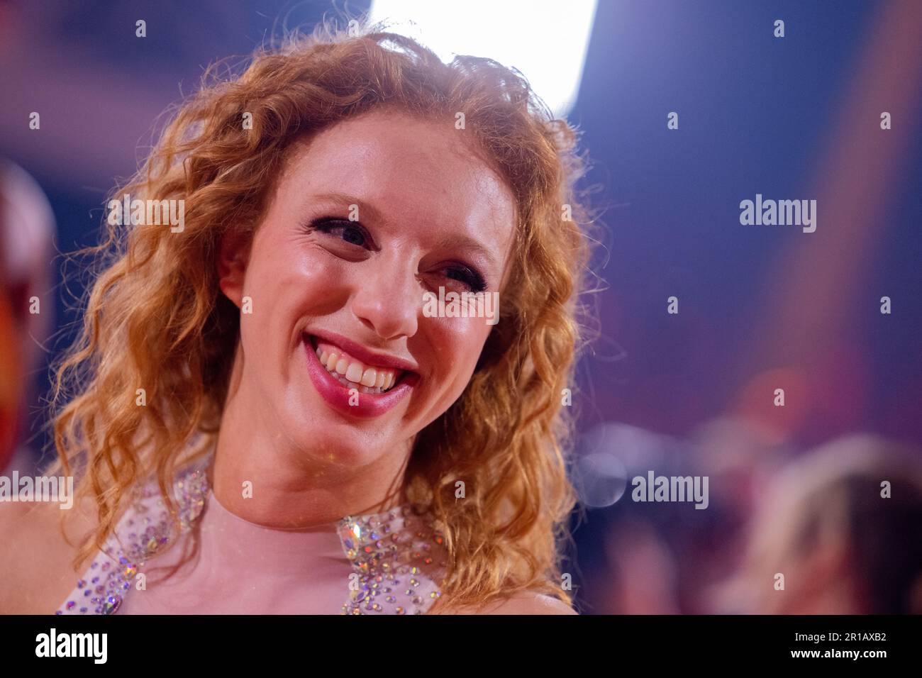 Cologne, Germany. 13th May, 2023. Anna Ermakova, model, is on the dance ...