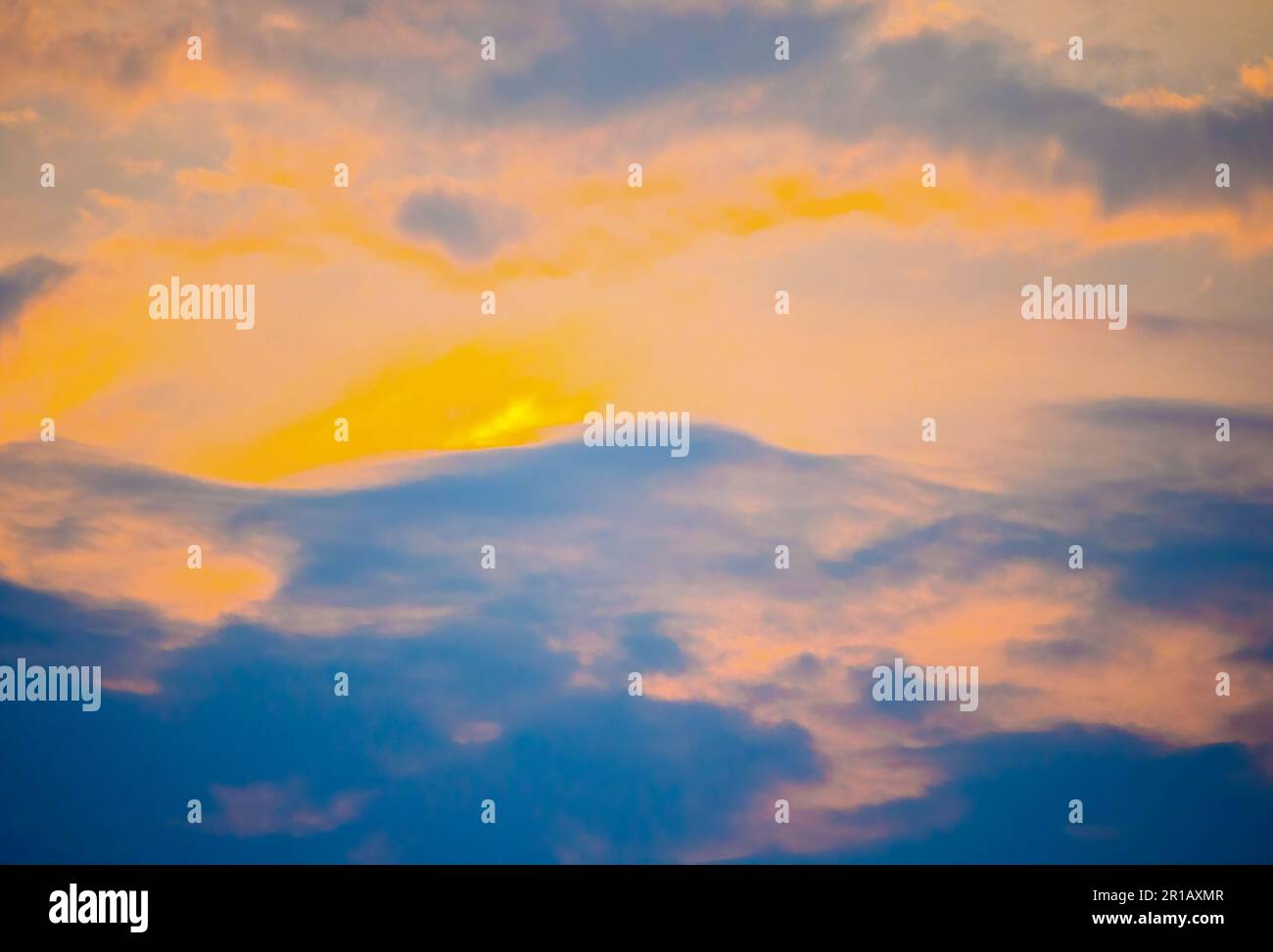 Colorful afternoon sky Stock Photo - Alamy