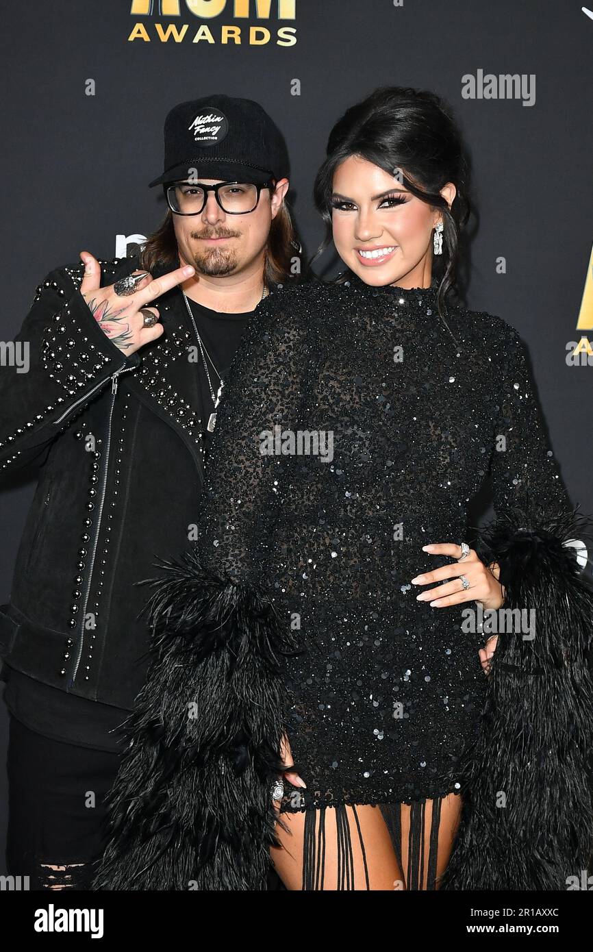 Hardy, Caleigh Ryan attend the 58th Academy Of Country Music Awards at ...
