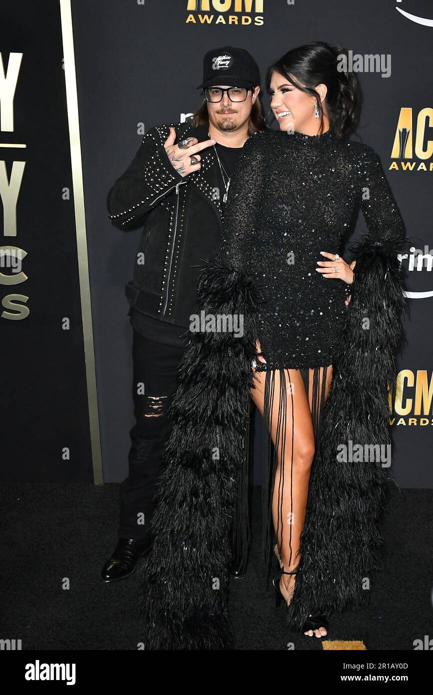 Hardy, Caleigh Ryan attend the 58th Academy Of Country Music Awards at ...