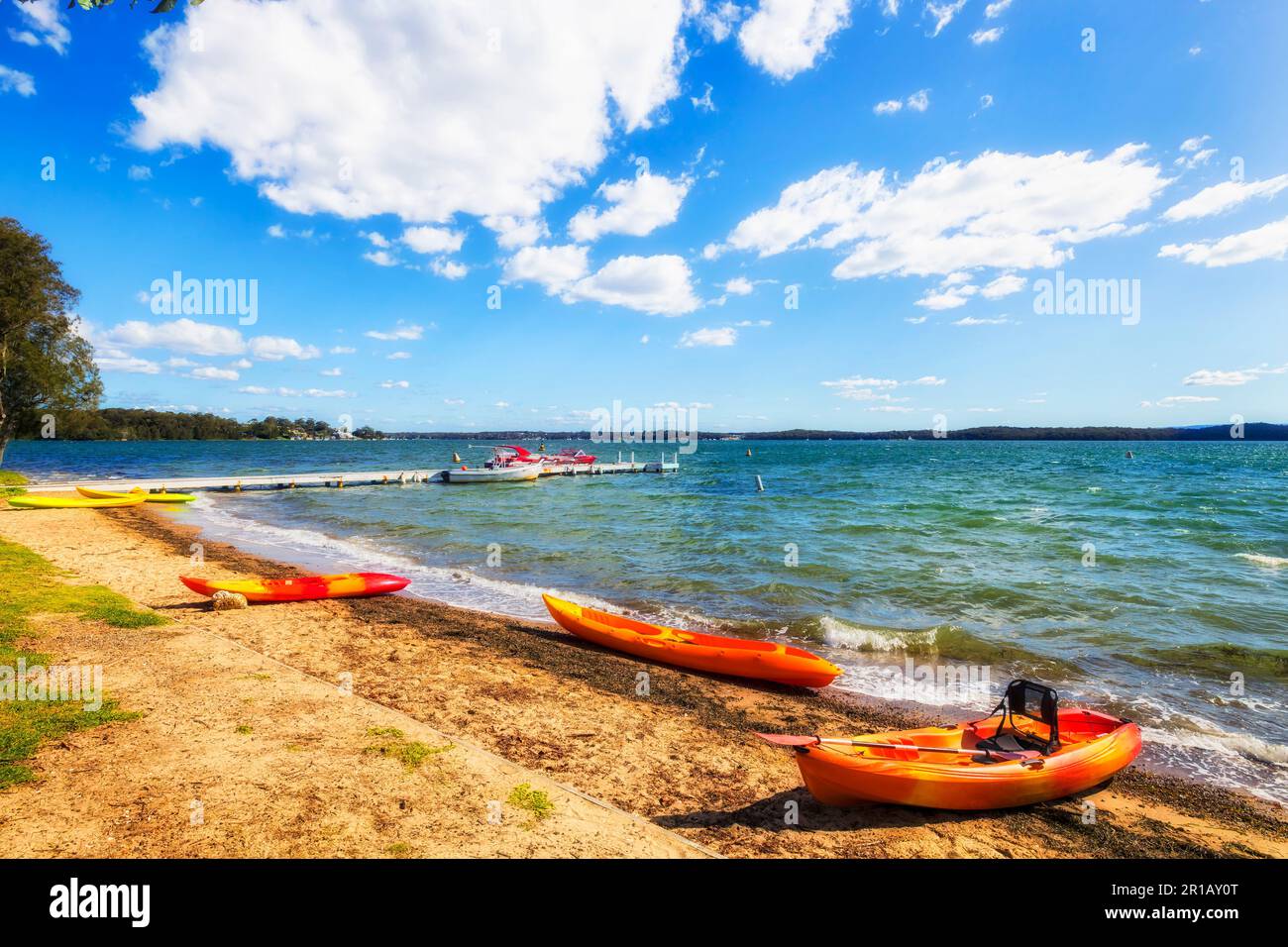 Lake Macquarie water activities on a sunny day popular tourism ...