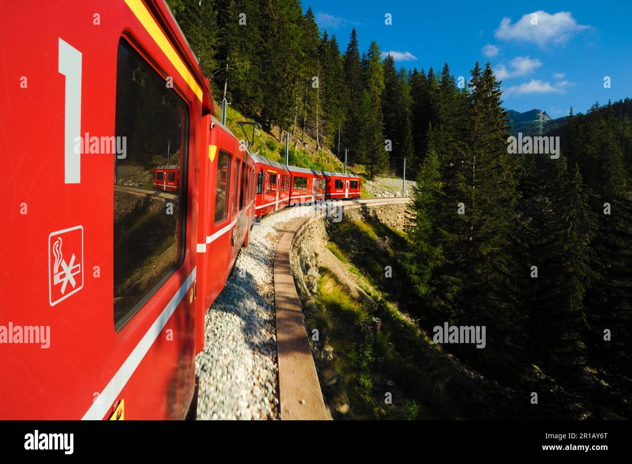 Little red train hi-res stock photography and images - Alamy