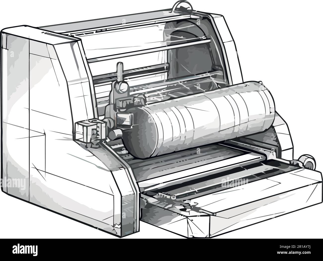 Large format printer Cut Out Stock Images & Pictures - Alamy