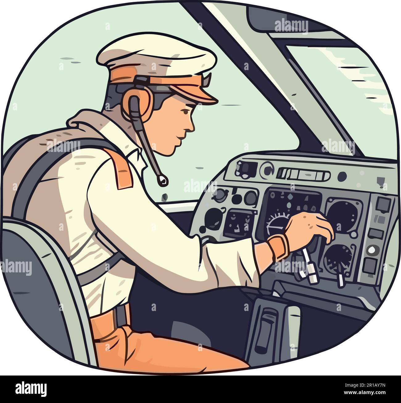 Driving plane Cut Out Stock Images & Pictures - Alamy