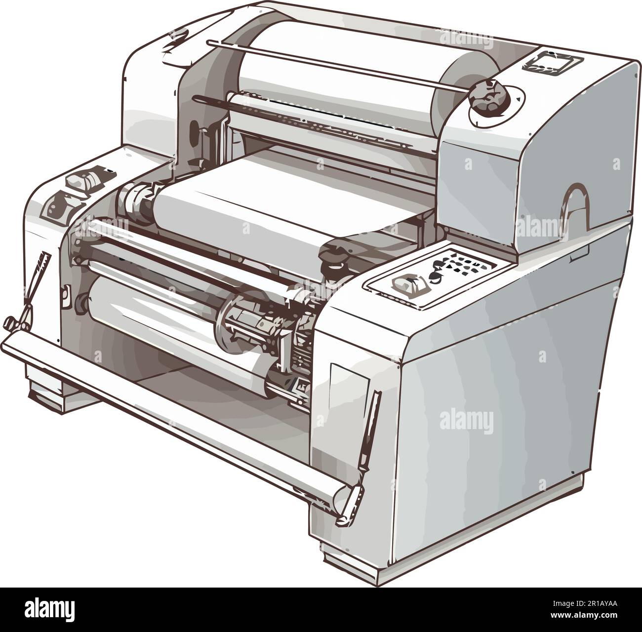 Old photocopier Stock Vector Images - Alamy