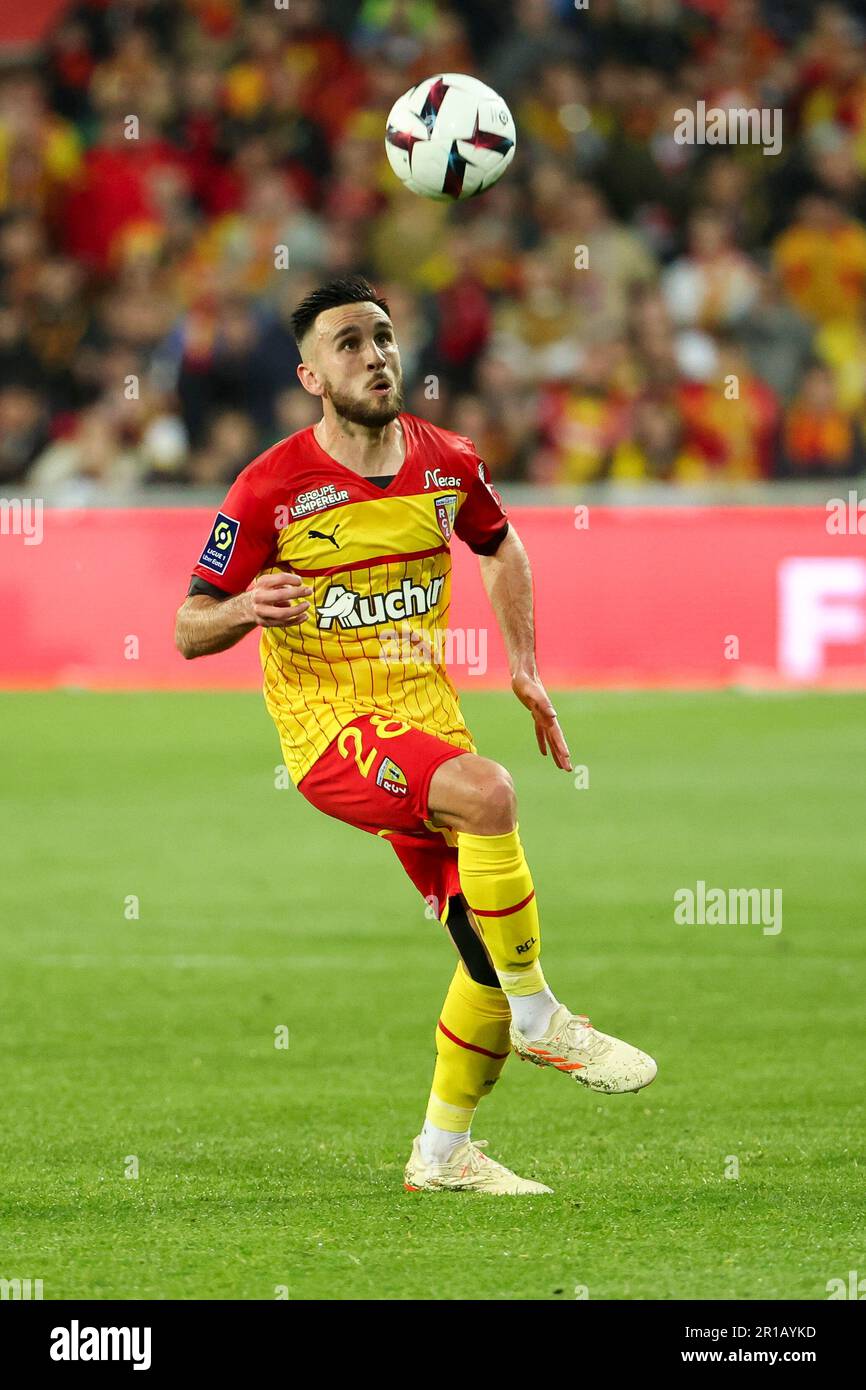 Lens, France. 12th May, 2023. Adrien Thomasson of Lens during the ...