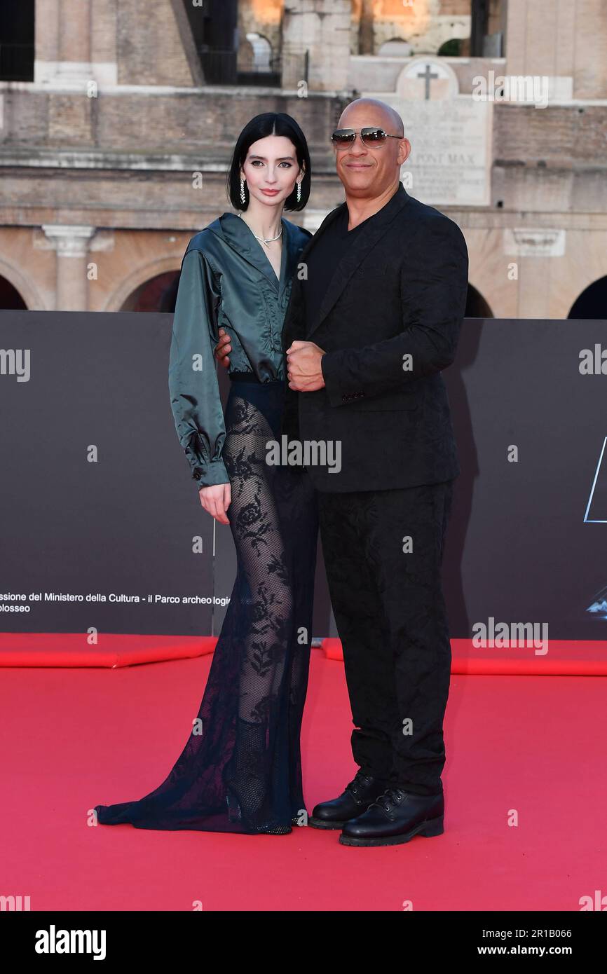 Rome, Italy. 12th May, 2023. Rome : Terrace of the Colosseum ...