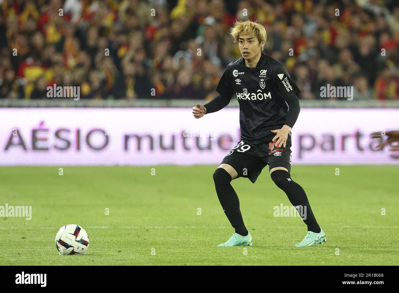 Junya Ito of Reims during the French championship Ligue 1 football ...