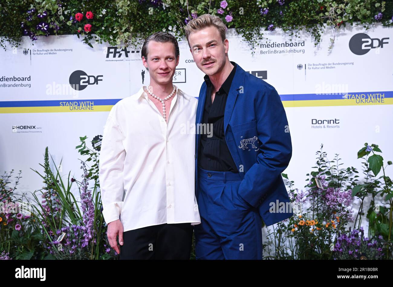 Berlin, Germany. 12th May, 2023. Felix Kammerer and Albrecht Schuch ...