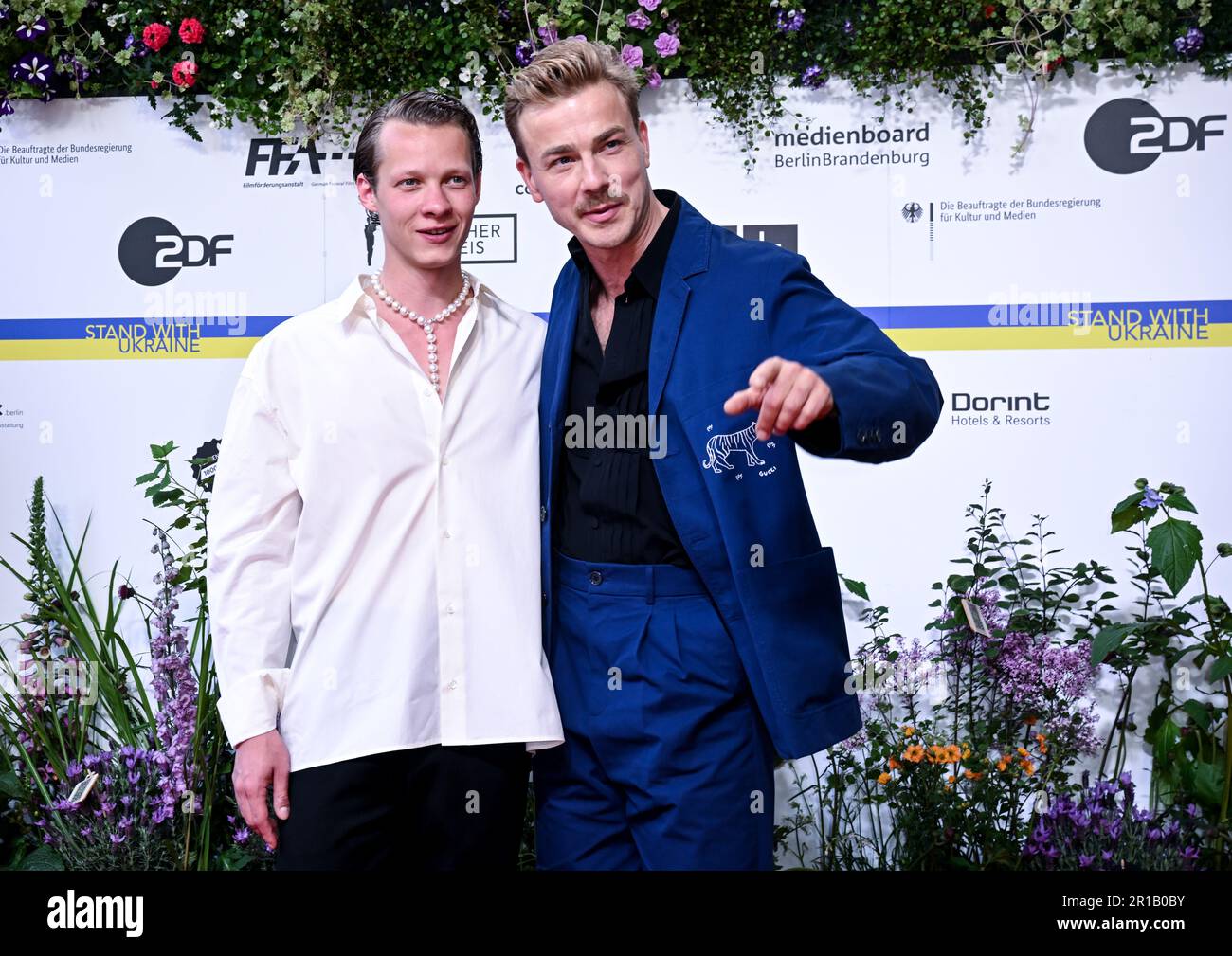 Berlin, Germany. 12th May, 2023. Felix Kammerer and Albrecht Schuch ...