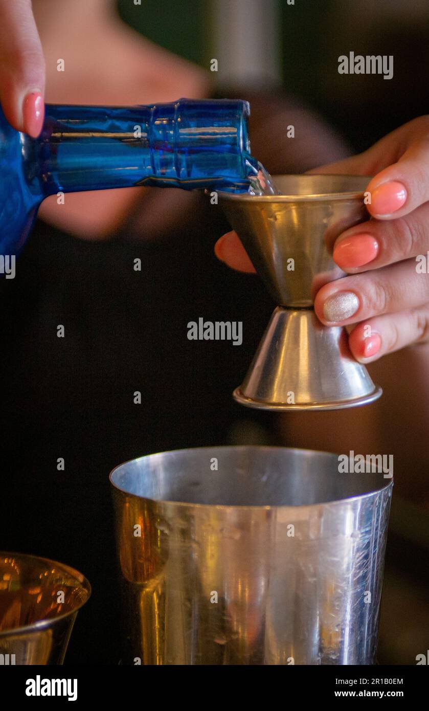 Fancy pourer hi-res stock photography and images - Alamy