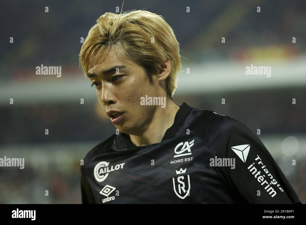 Rome, France. 12th May, 2023. May 12, 2023, Rome, France: Junya Ito of Reims during the French ...