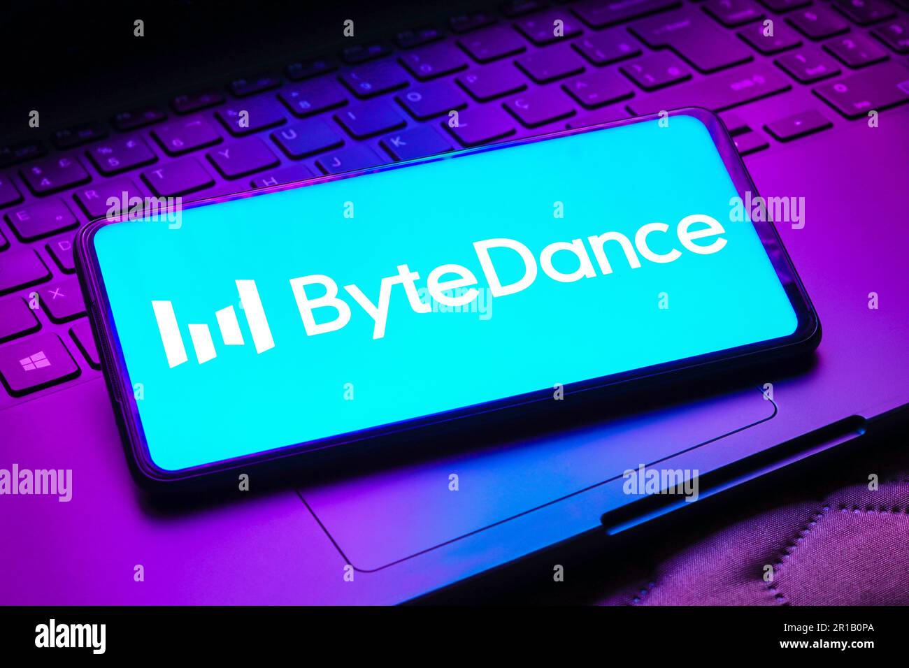 Brazil. 12th May, 2023. In this photo illustration, the ByteDance logo ...