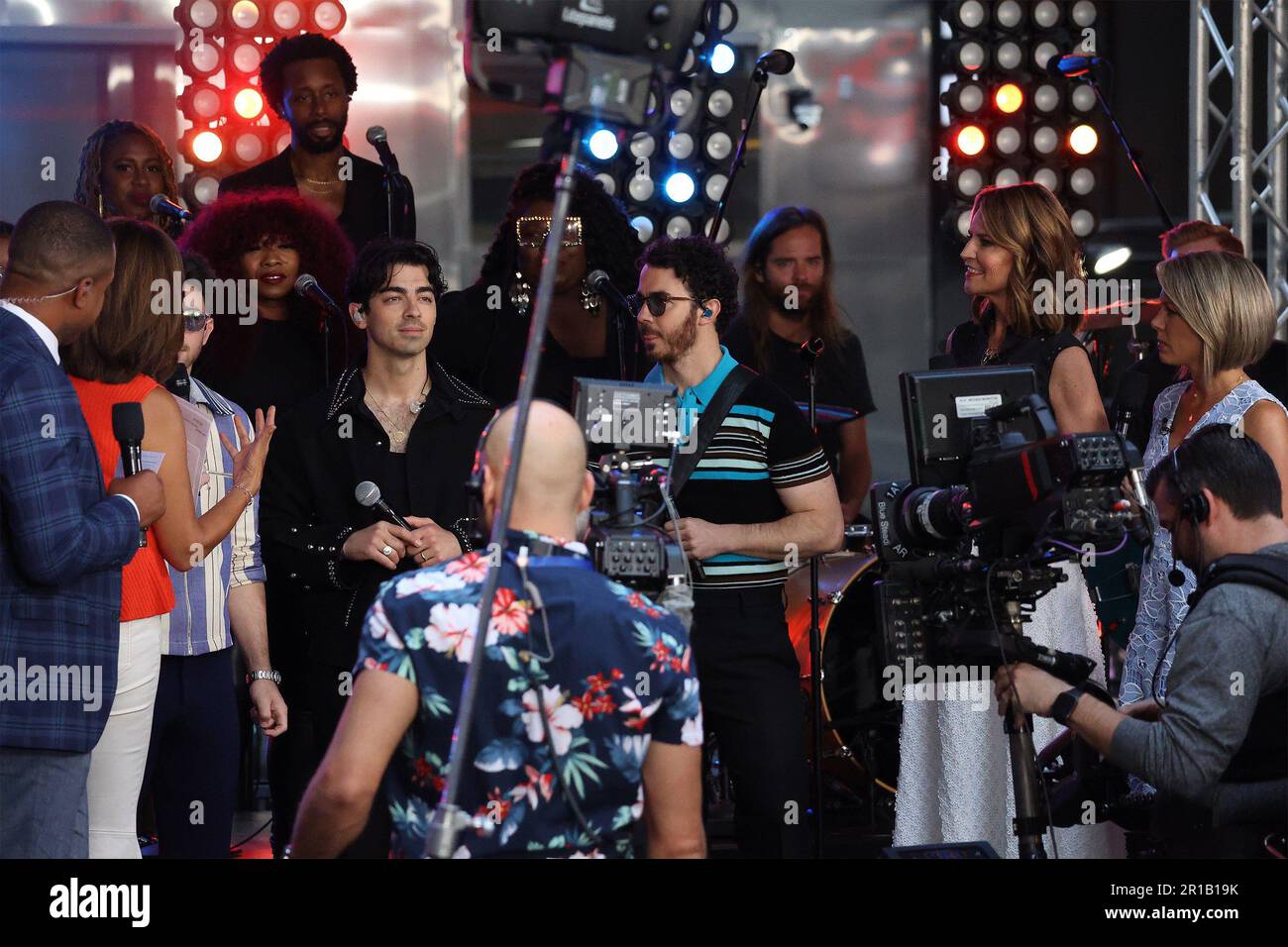 New York, NY, USA. 12th May, 2023. Craig Melvin. Hoda Kotb, Nick Jonas ...