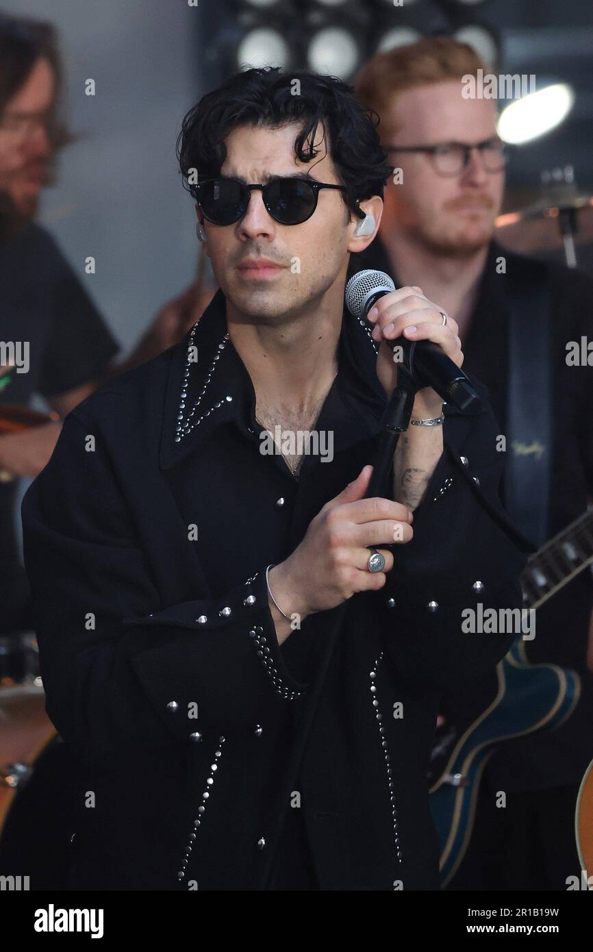 New York, NY, USA. 12th May, 2023. Joe Jonas on stage for NBC Today ...