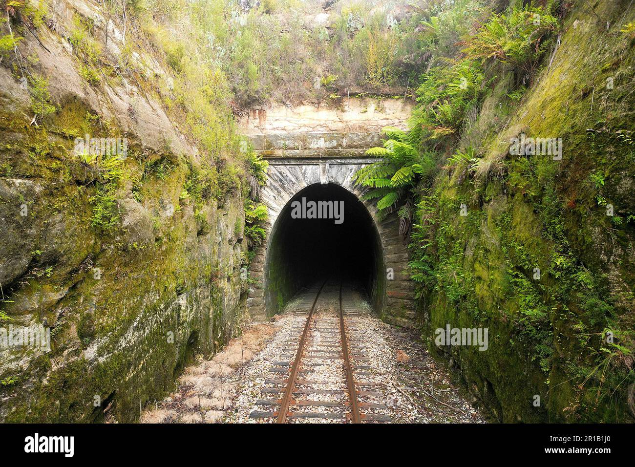 An aerial view of Clarence Tunnel prior to a press conference ...