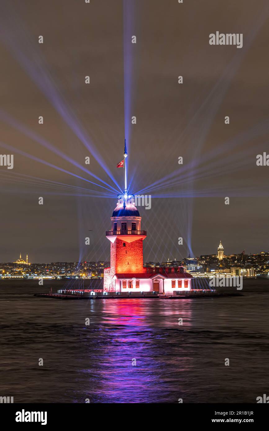 Maiden's Tower in Istanbul, Turkey. (KIZ KULESI). Maiden’s Tower got a ...
