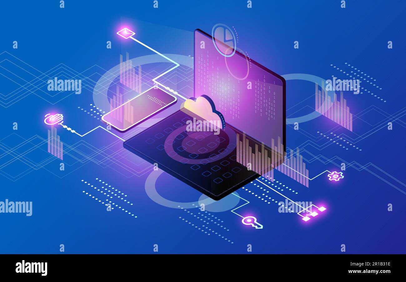 Isometric develop creative business Stock Vector Images - Alamy
