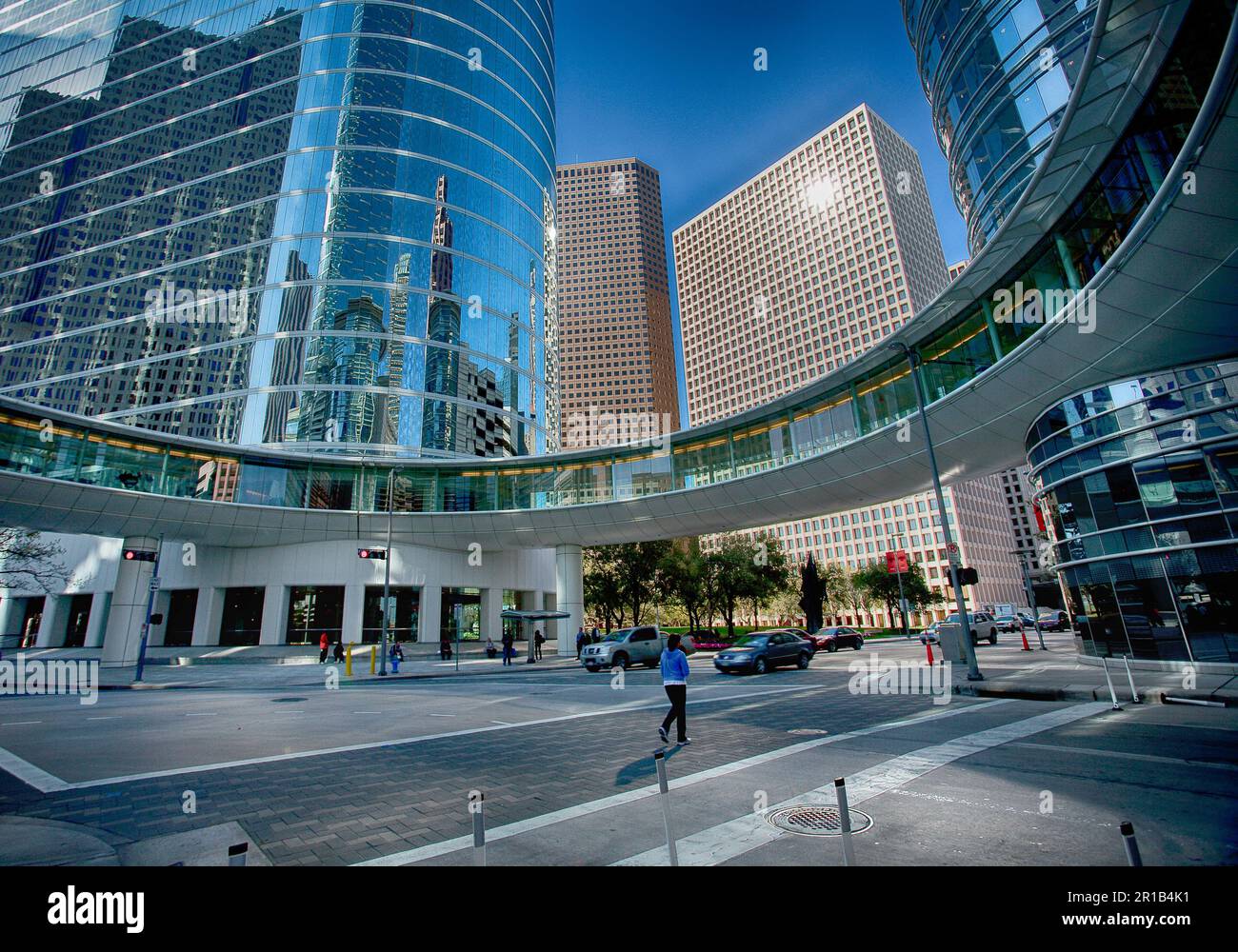 Downtown houston highrise buildings hi-res stock photography and images ...