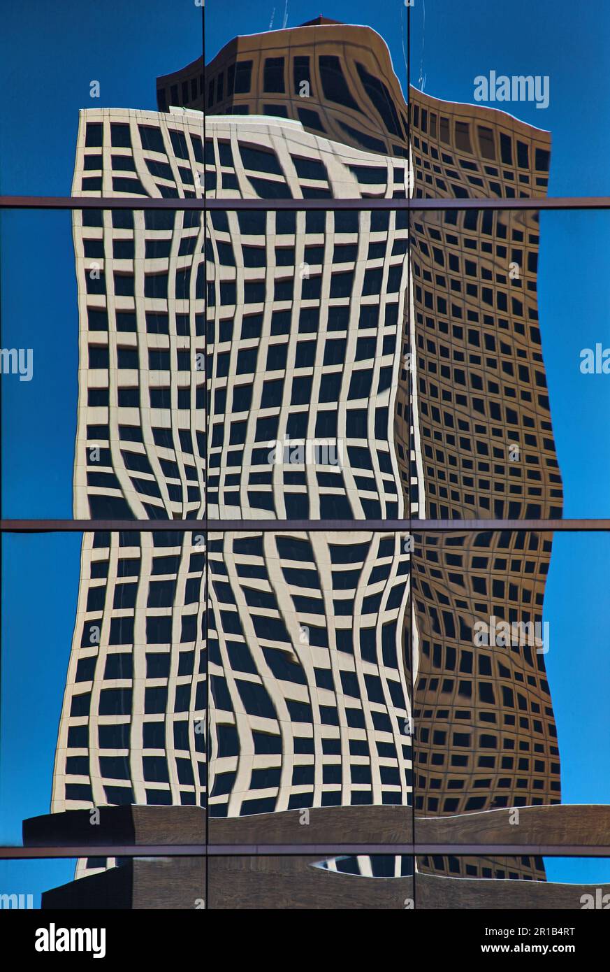 Reflections on high rise building, Houston, Texas Stock Photo - Alamy