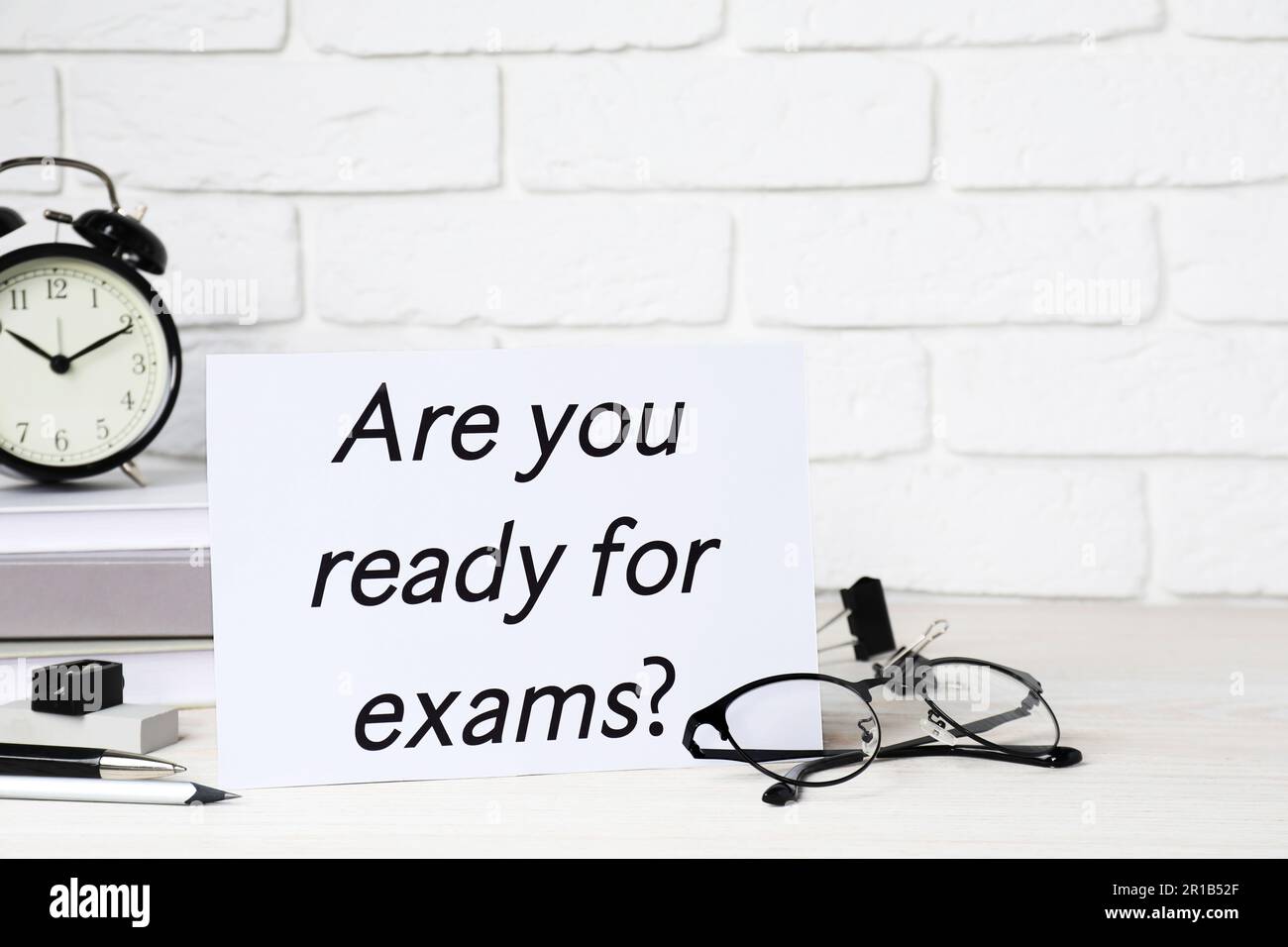 Examination reminder message hi-res stock photography and images - Alamy