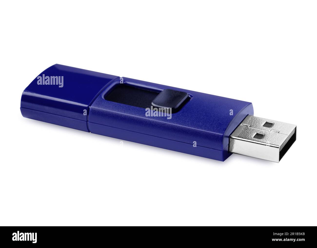 Modern usb flash drive isolated on white Stock Photo - Alamy