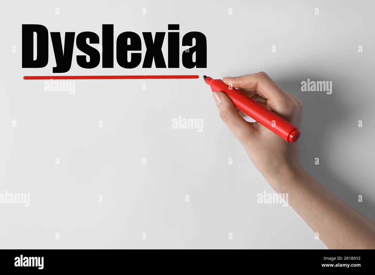 Dyslexia writing hi-res stock photography and images - Alamy