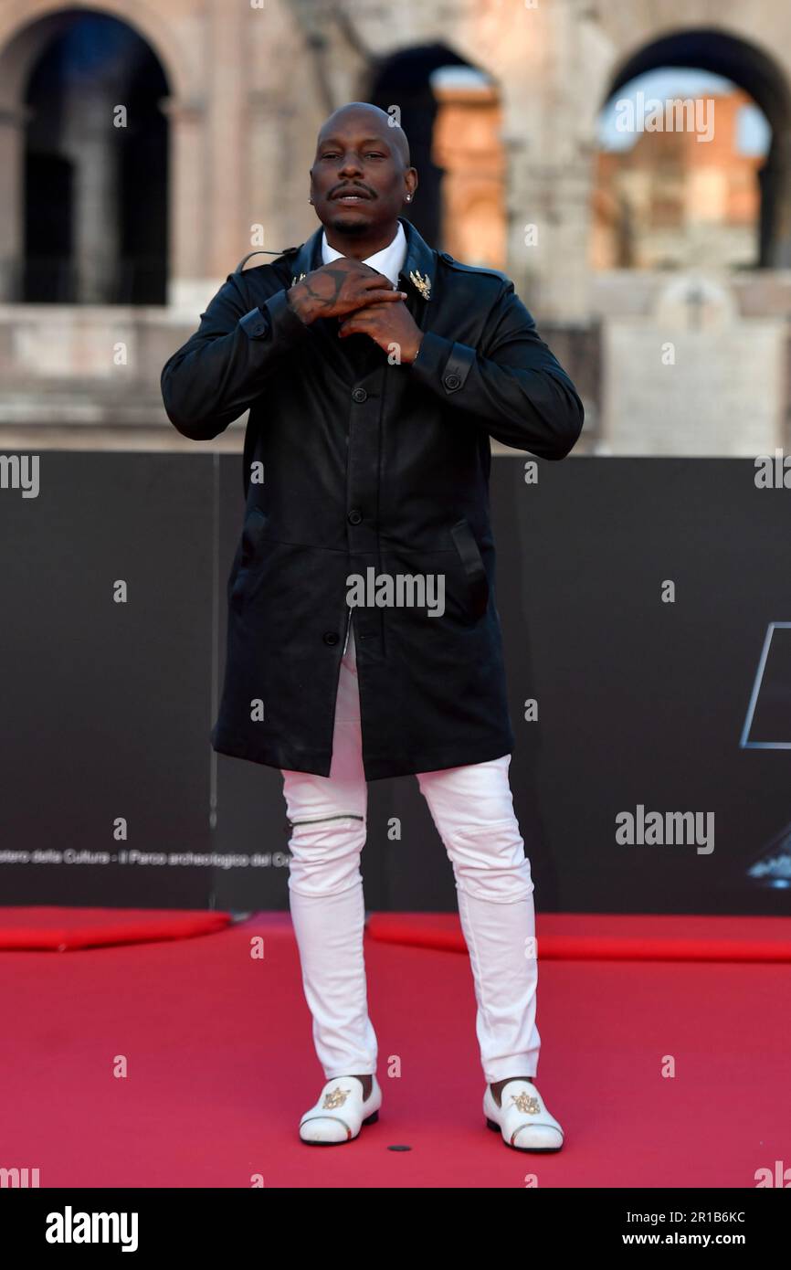 Rome, Italy. 12th May, 2023. Actor Tyrese Gibson attends the 'Fast X ...