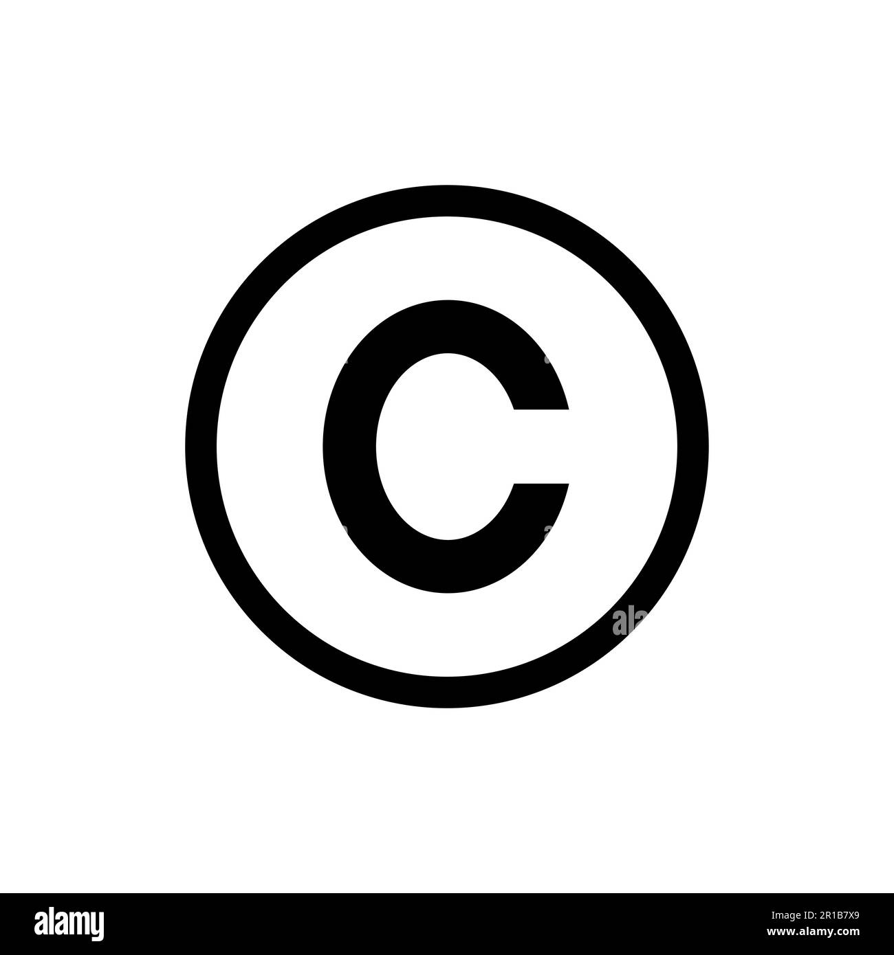 Copyright icon vector. copyright symbols Stock Vector Image & Art - Alamy