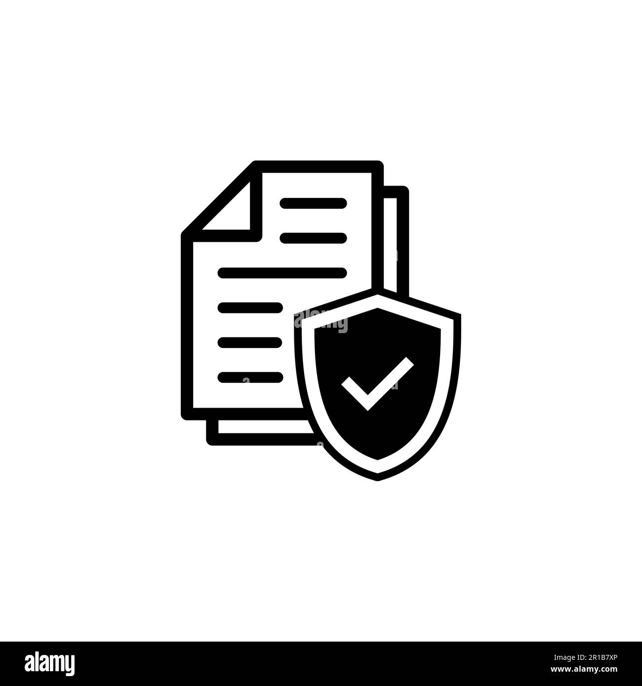 Insurance icon vector. insurance symbol vector Stock Vector Image & Art ...