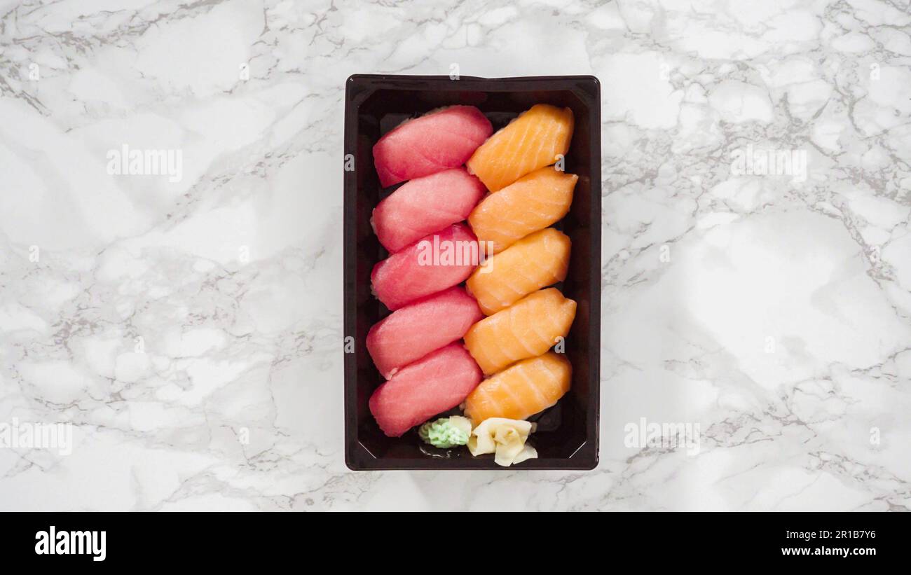 Flat lay pre packaged variety hi-res stock photography and images - Alamy
