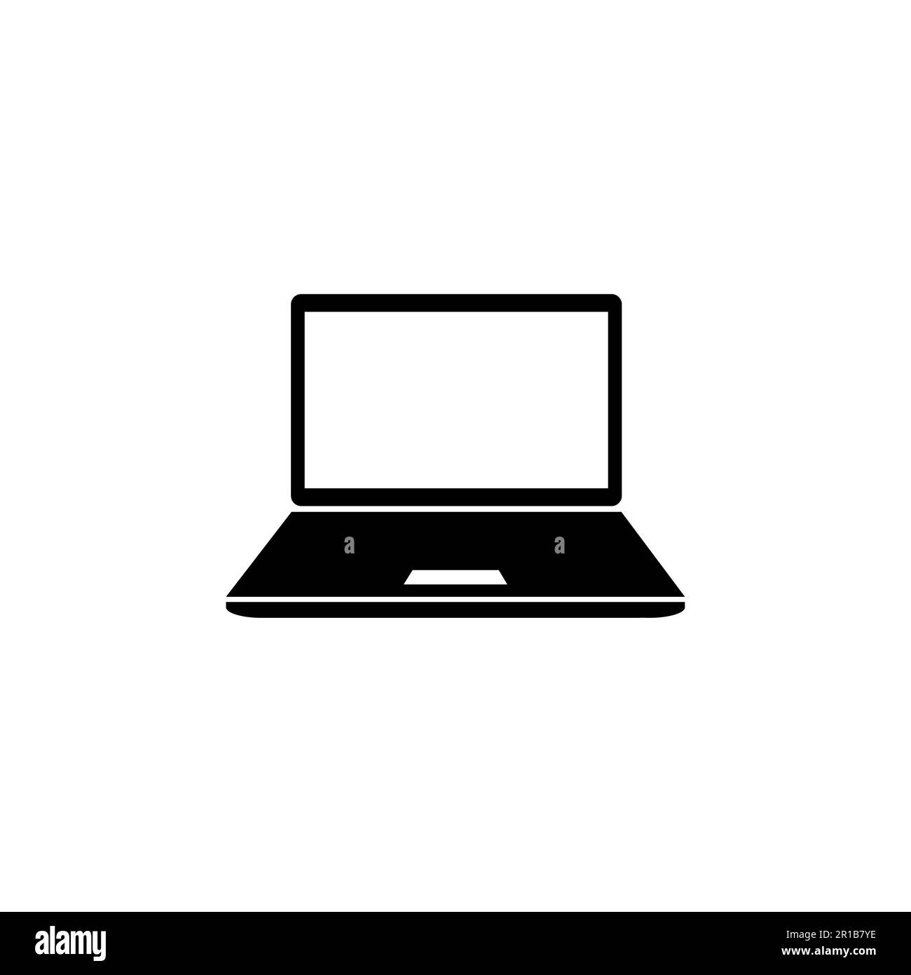 Laptop icon vector. computer icon vector Stock Vector Image & Art - Alamy