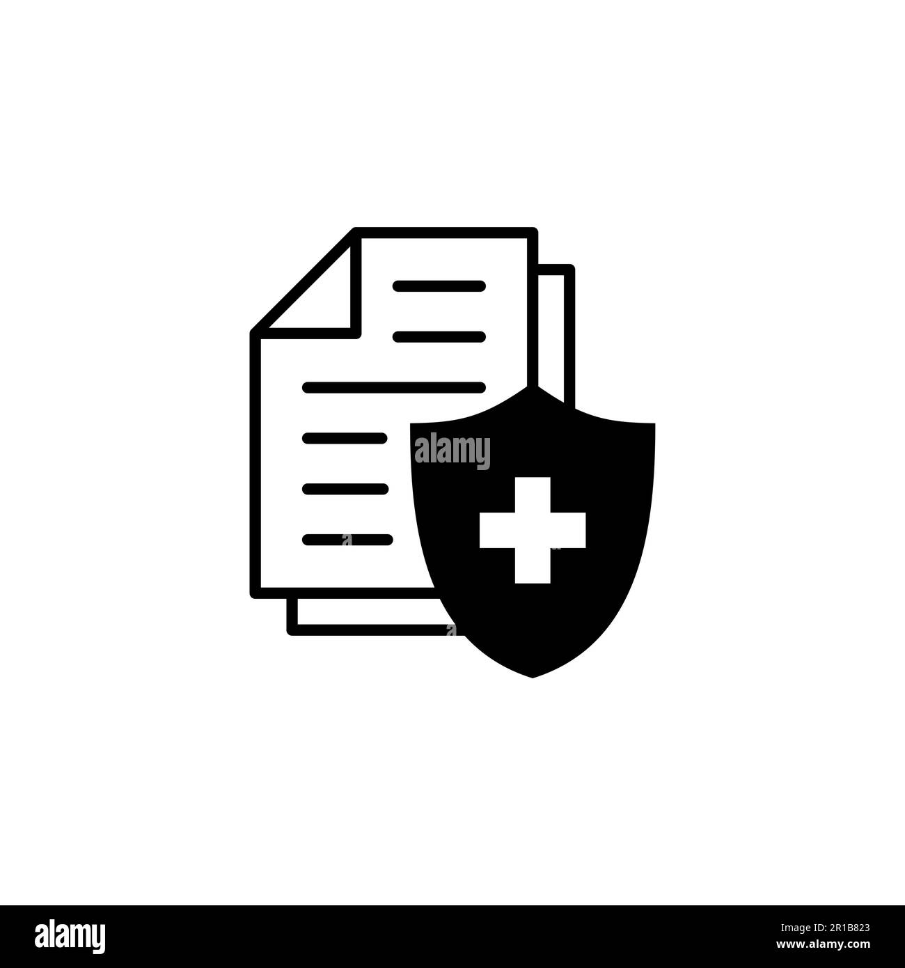 Medical insurance icon vector. health insurance icon Stock Vector Image ...