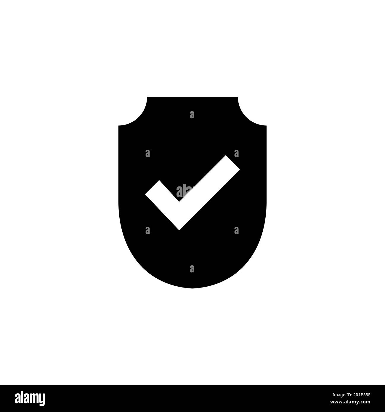 Shield check mark icon vector. Protection approve sign. Safe icon vector Stock Vector Image ...