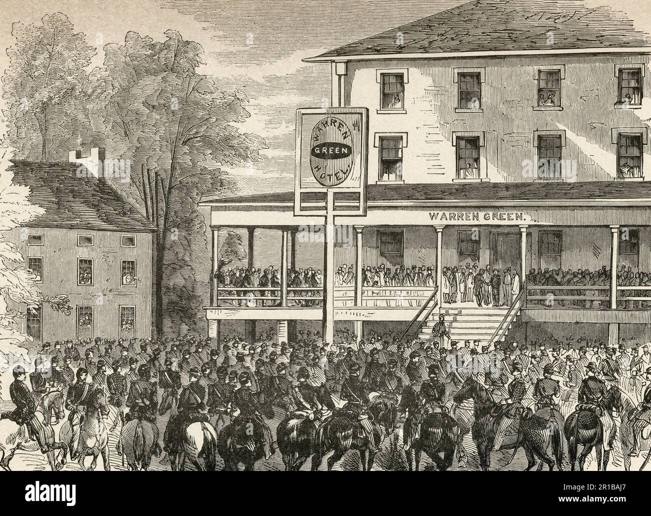 General George McClellan's adieux to his officers at Warrenton ...