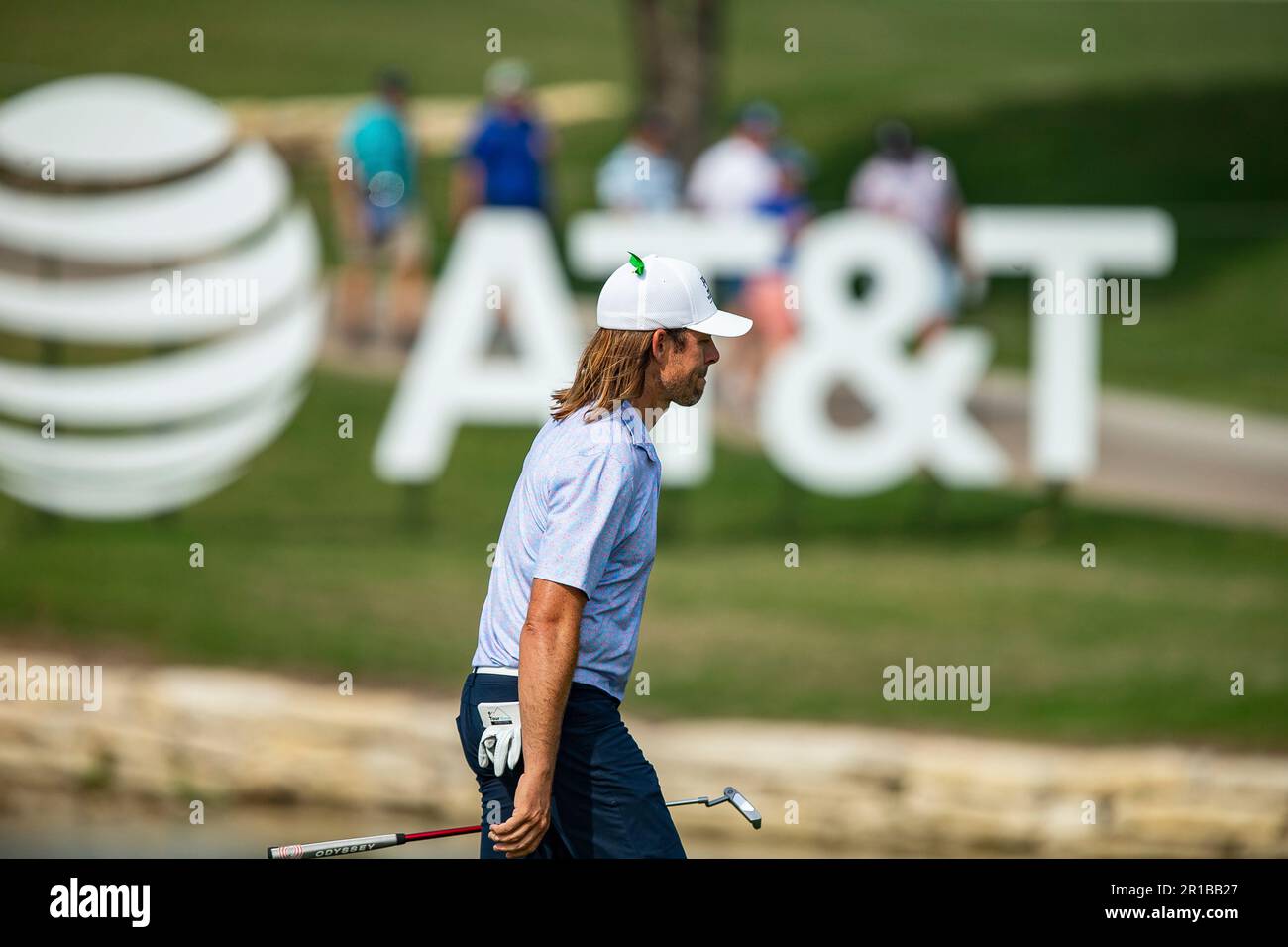 MCKINNEY, TX - MAY 12: Aaron baddeley of Australia walks up to the ...