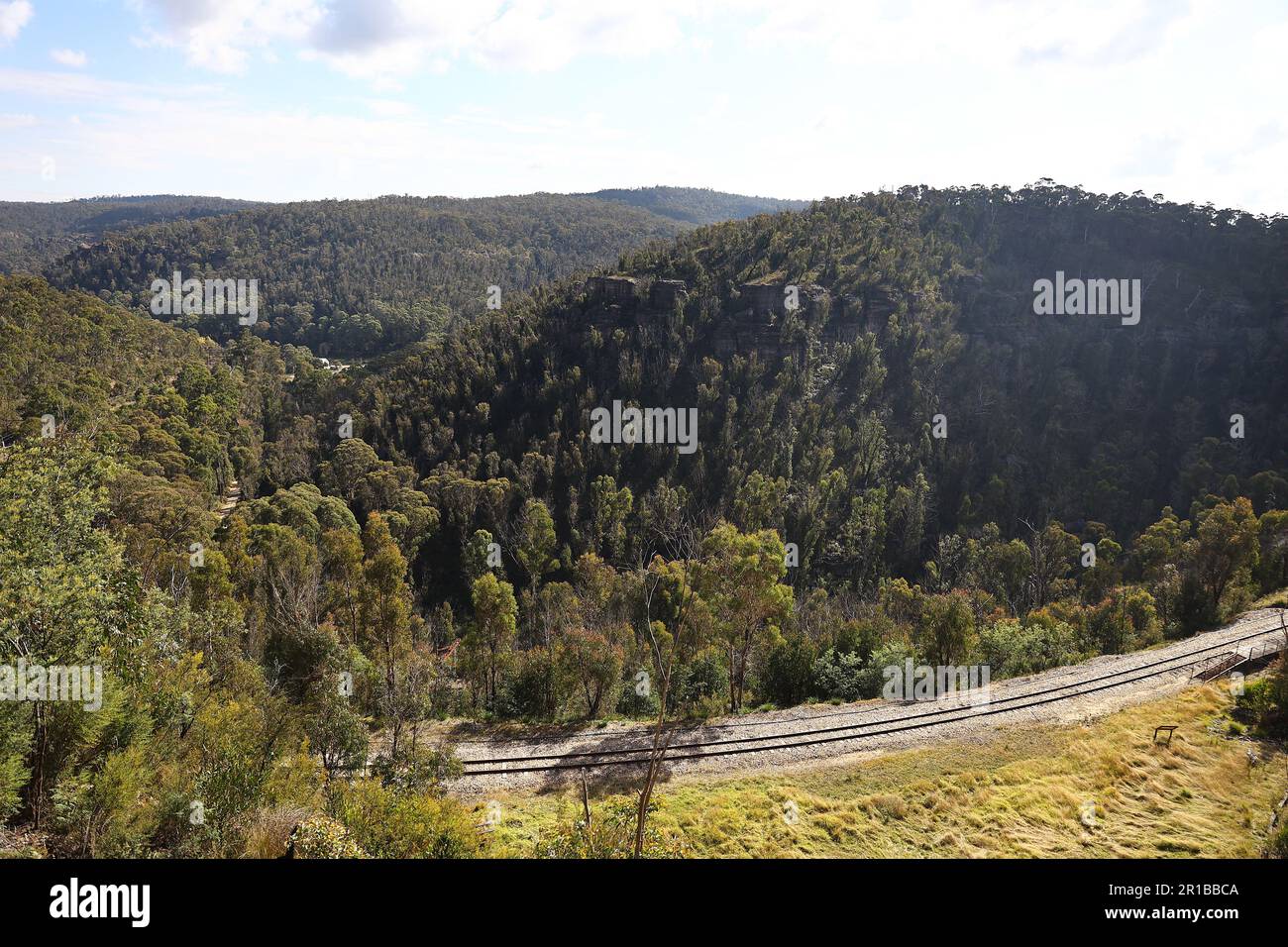 General scenes as the Zig Zag move along the train line during the ...