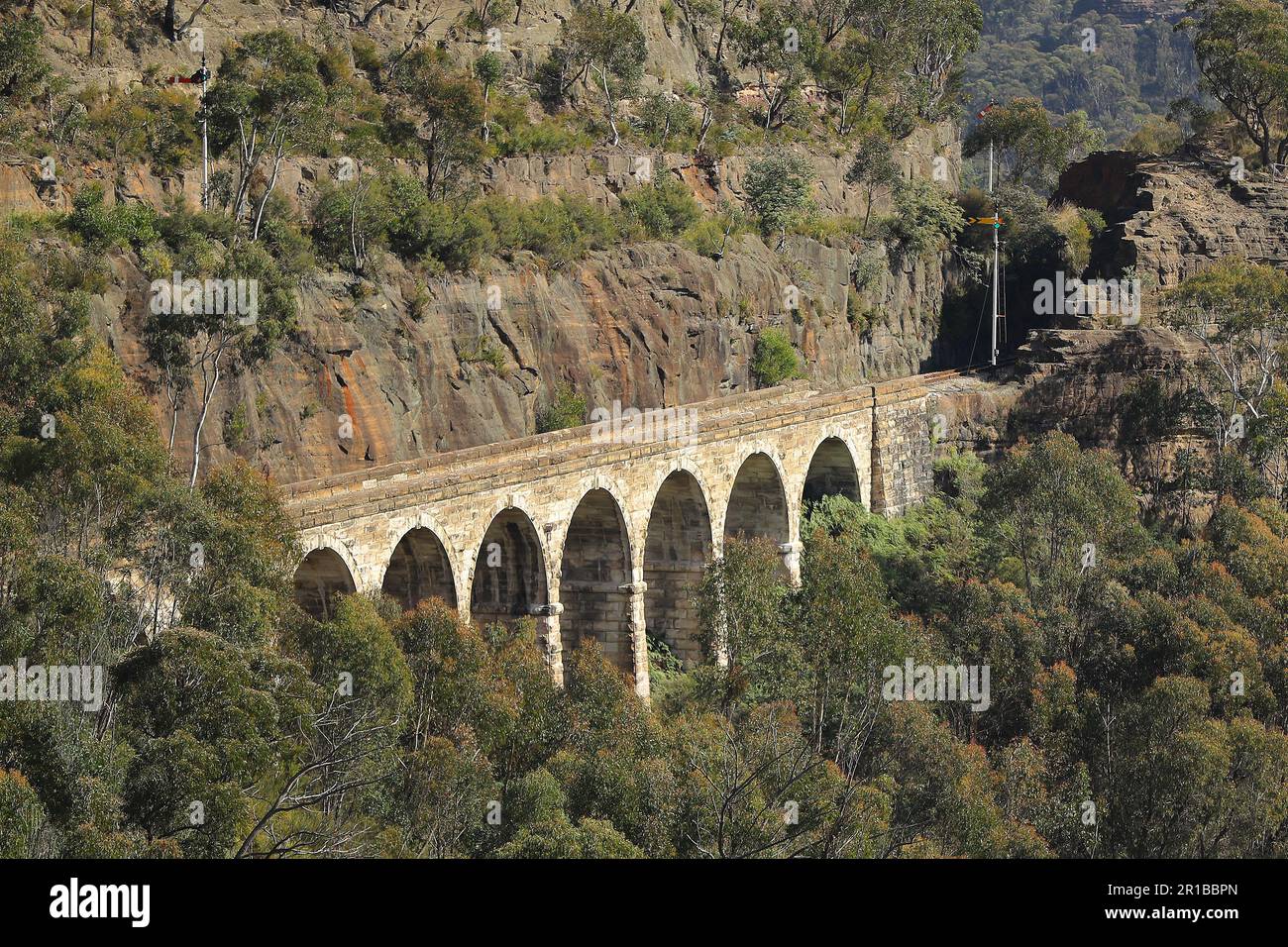An arch bridge i seen on a ride during the reopening of the historic ...