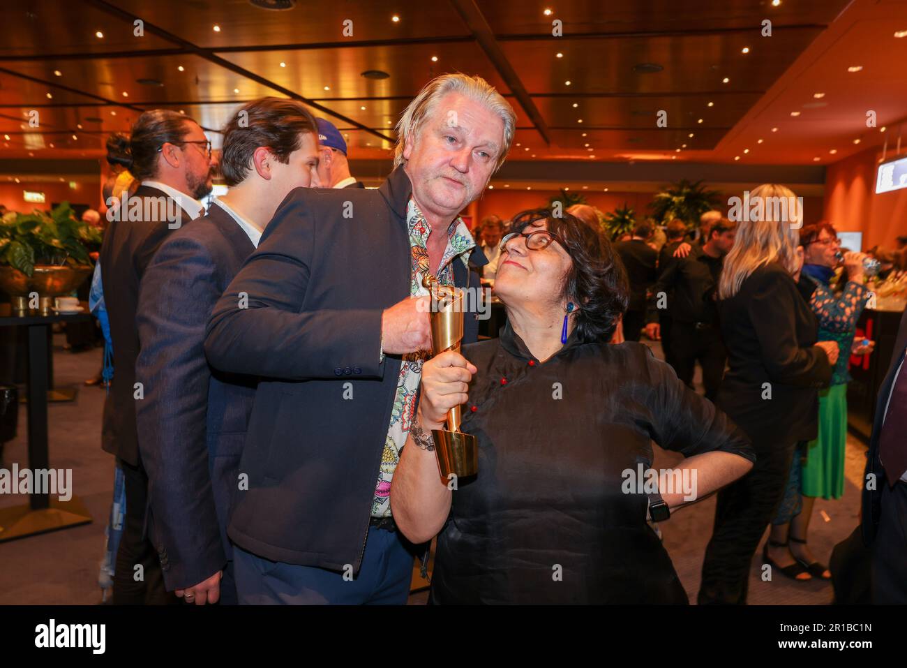 Berlin, Germany. 12th May, 2023. Detlev Buck and Roshanak Behesht ...