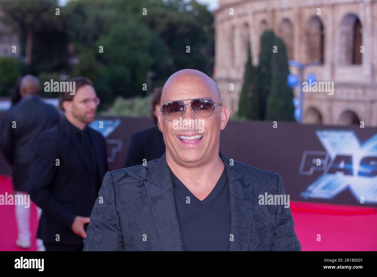 Rome, Italy. 12th May, 2023. Actor Vin Diesel attends the premiere of ...