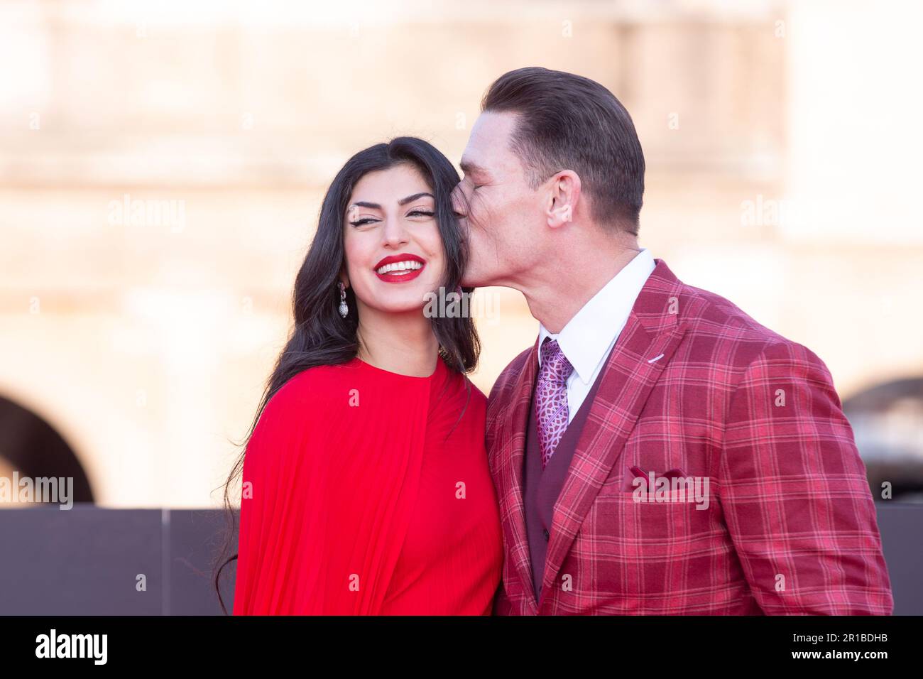 Rome, Italy. 12th May, 2023. John Cena and Shay Shariatzadeh attend the ...