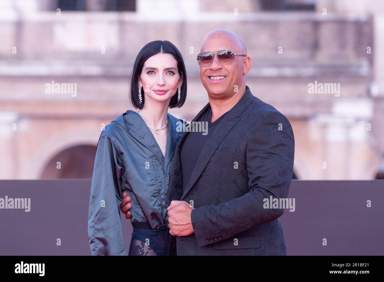 Rome, Italy. 12th May, 2023. Vin Diesel and Meadow Rain Walker attend ...