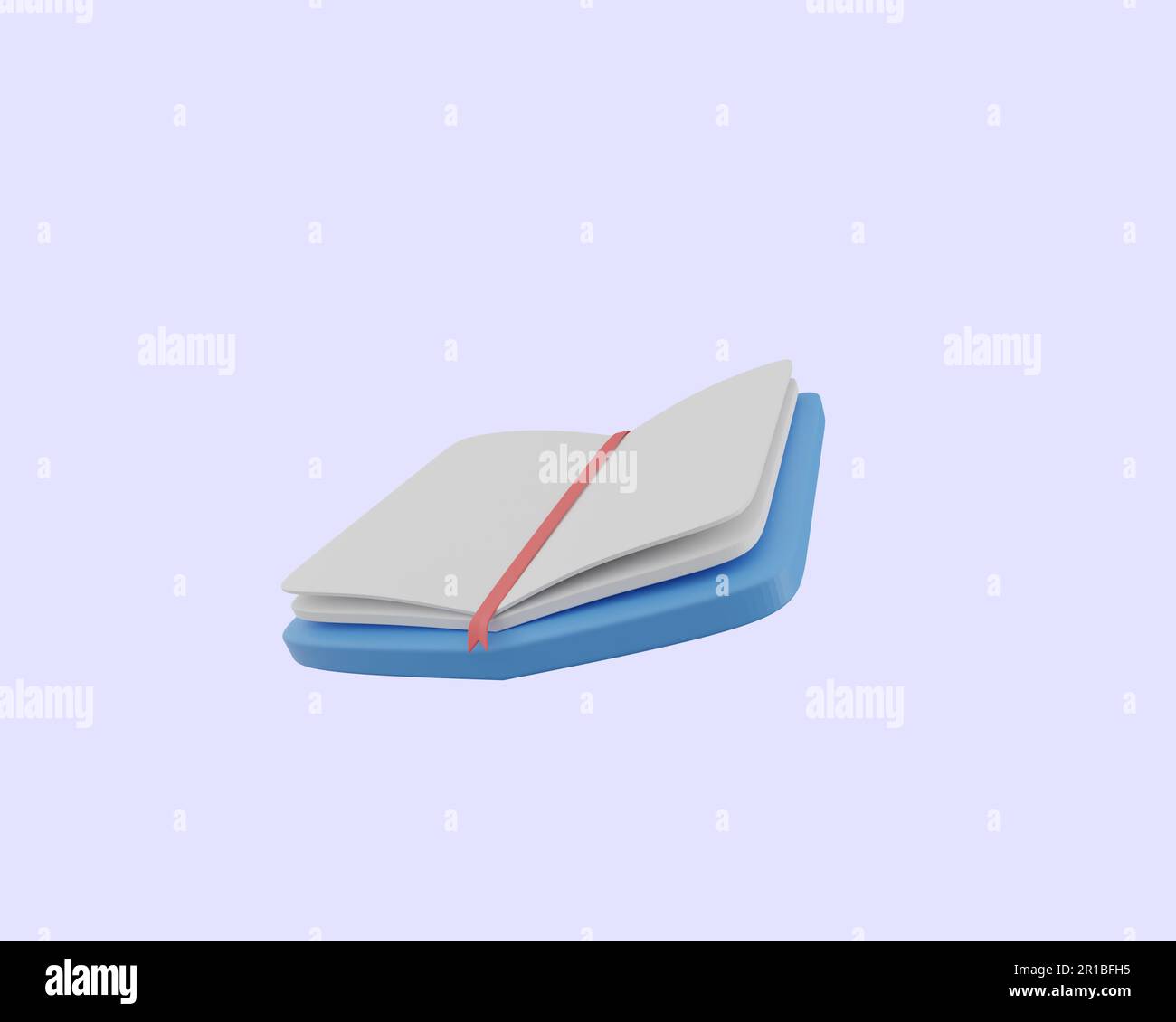 book open with blue color3d Stock Photo - Alamy