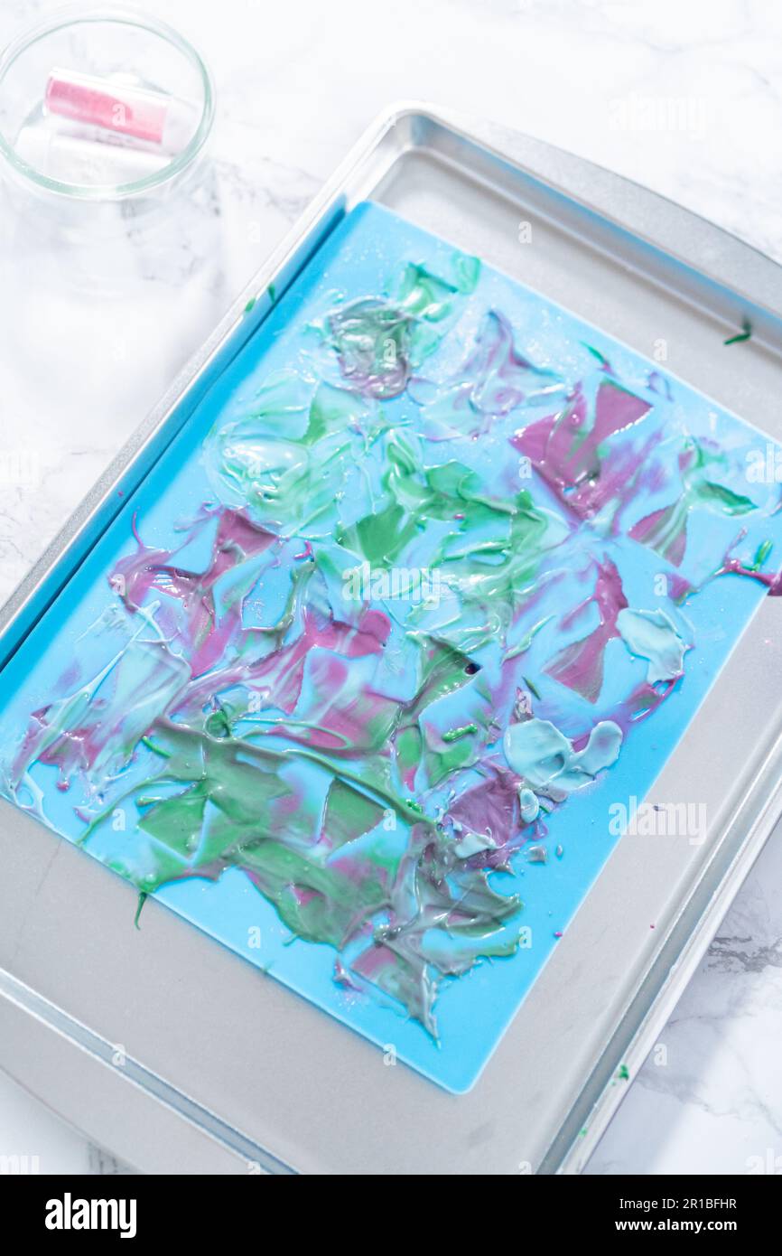 Chocolate mermaid tails Stock Photo - Alamy