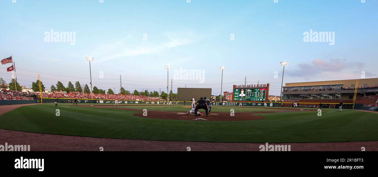 May 12, 2023: A view from behind home plate of the entire Baum Walker ...