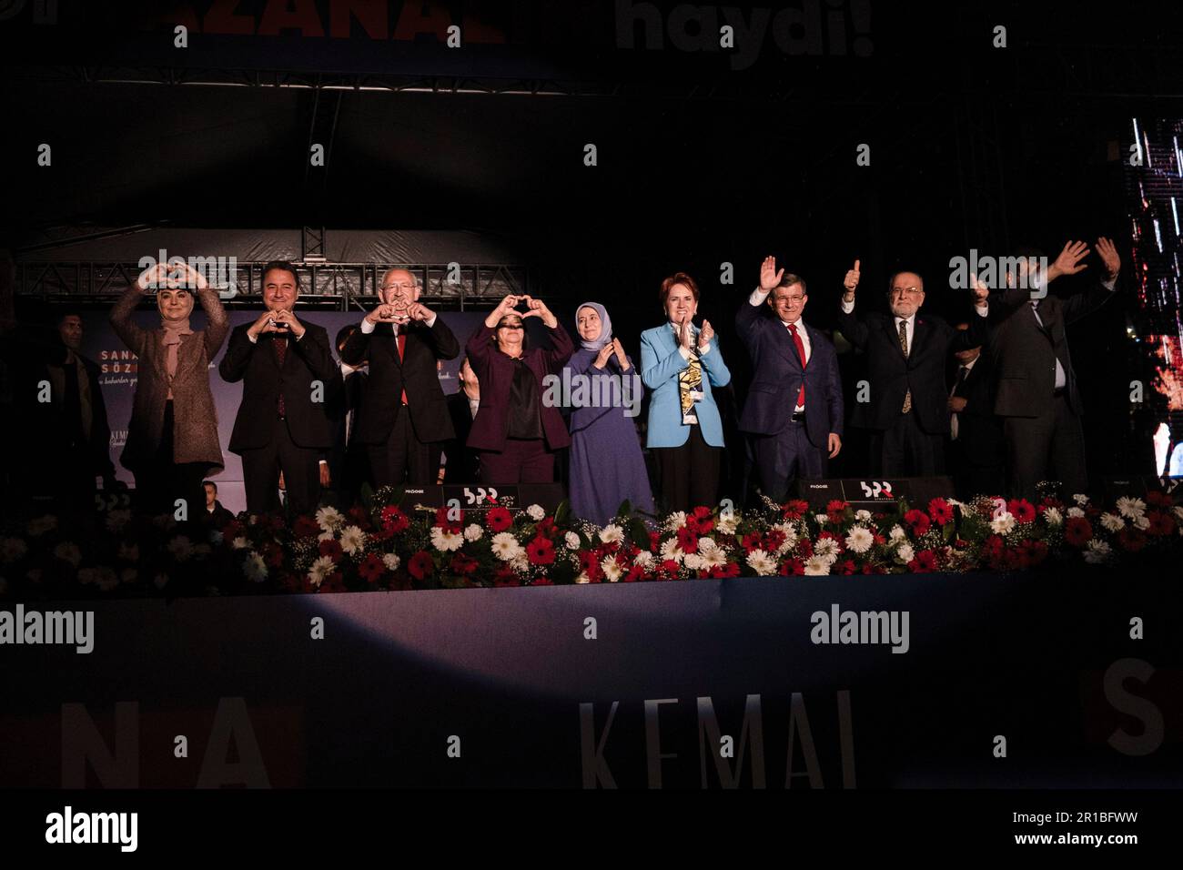 Ankara, Turkey. 12th May, 2023. Political parties, members of the ...