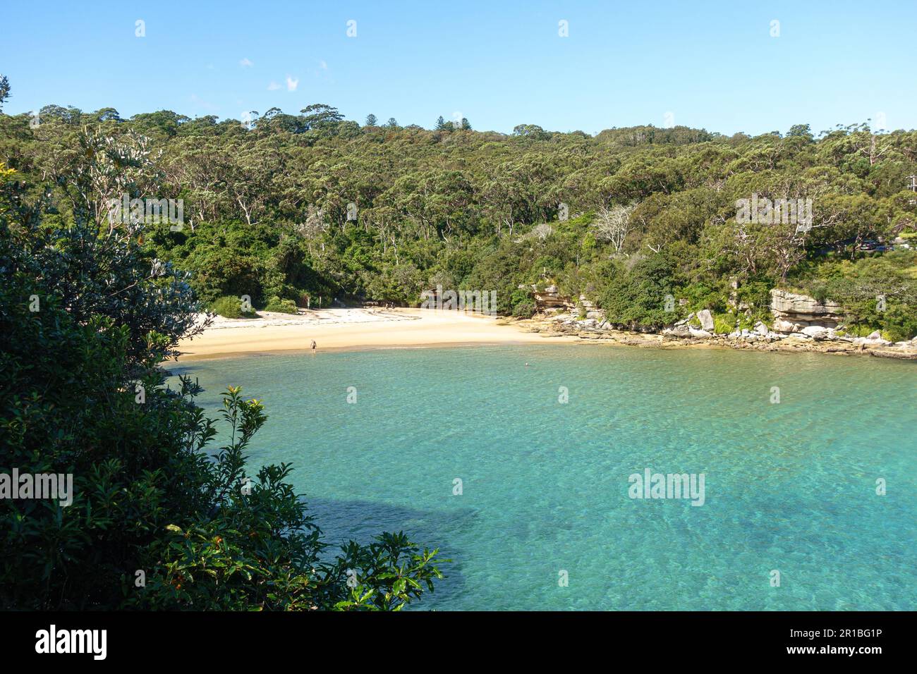 Collins Beach in the Manly area of Sydney, Australia in autumn Stock ...