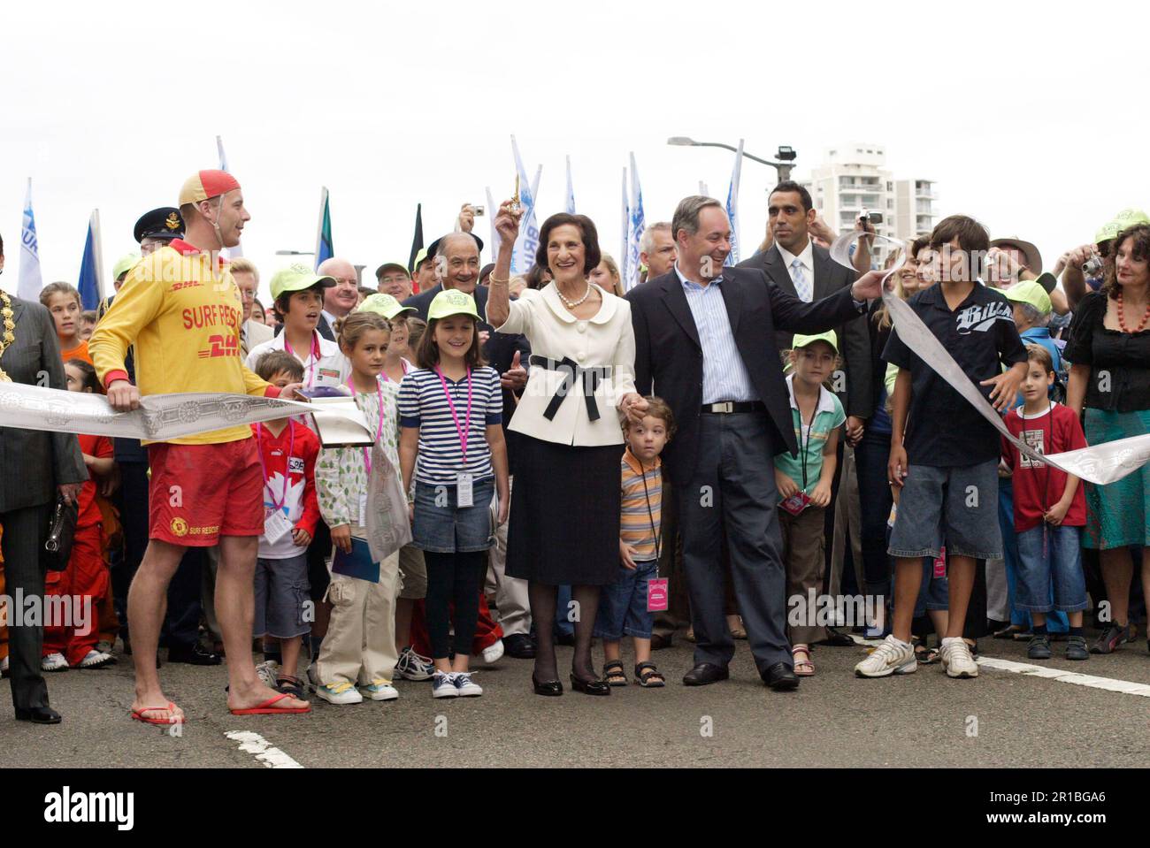 Governor of NSW, Professor Marie Bashir (assisted by Premier of NSW ...