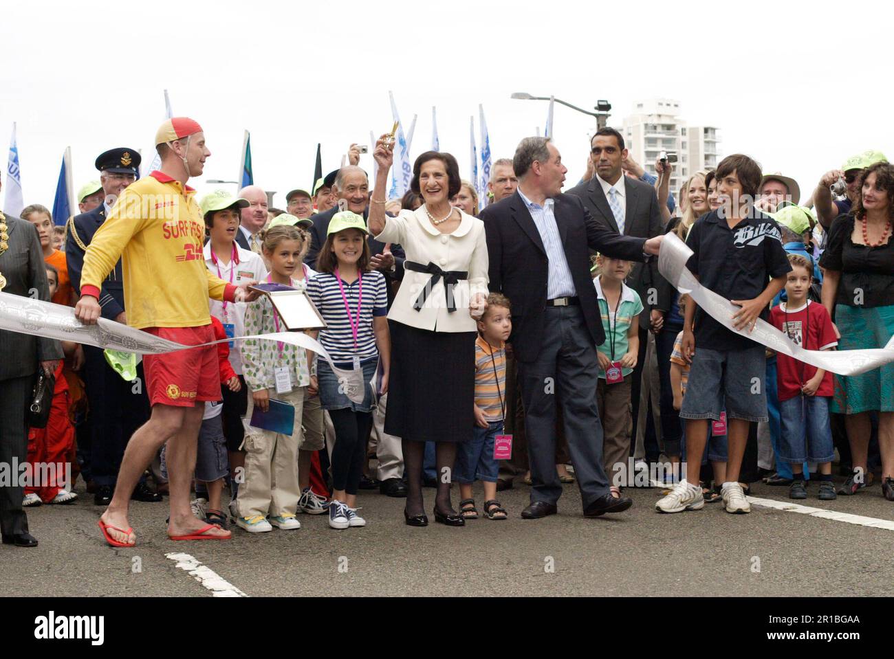 Governor of NSW, Professor Marie Bashir (assisted by Premier of NSW ...