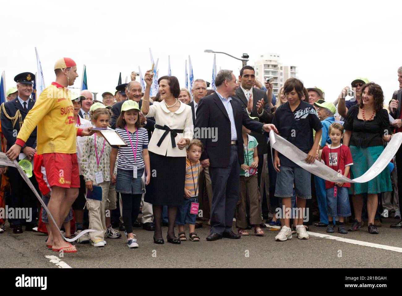 Governor of NSW, Professor Marie Bashir (assisted by Premier of NSW ...